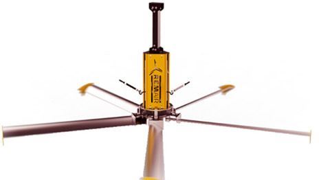 Remair 5 Blades 4 Metre Helicopter Fan System - Remairfans